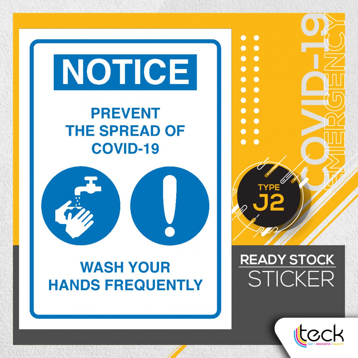 MCO Safety Signature Sticker