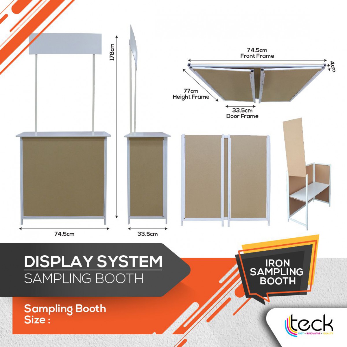 IRON Sampling Booth (with print)